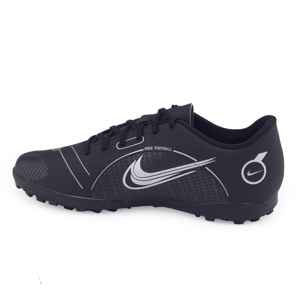 Chuteira Society Nike Vapor 14 Club TF DJ2908 Suiço Preto/Prata